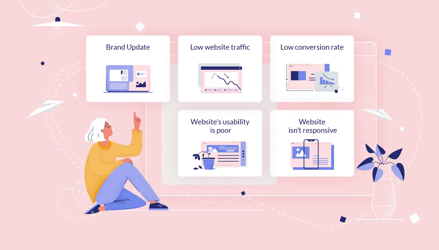 Why to Redesign Your Website. Most Apparent Reasons.